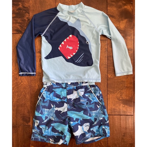 Andy & Evan | Swim | Andy Evan Shark Swim Set | Poshmark